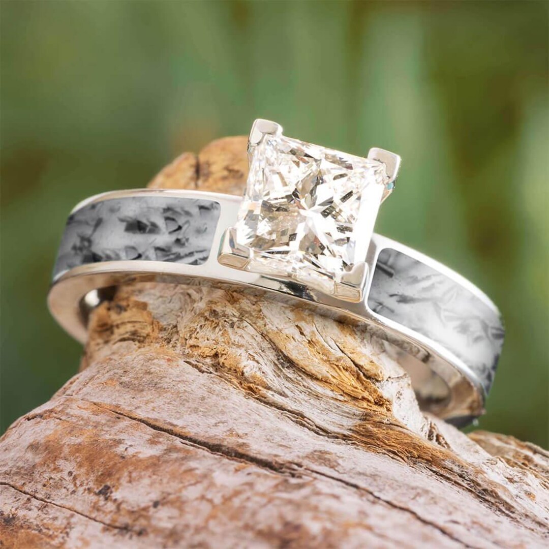 Bike Chain Engagement Ring Solitaire - Etsy