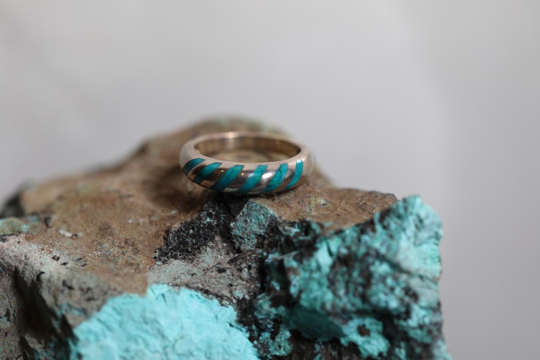 Eilat Stone Ring, 925 Silver, Turquoise Ring, King Solomon Stone, Eilat ...