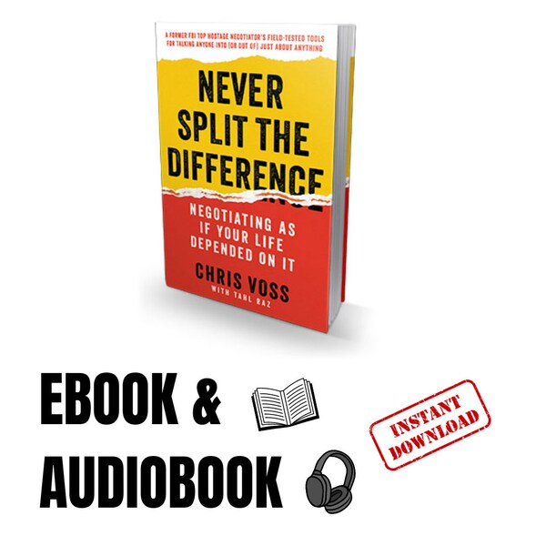 Never Split the Difference Book - Etsy