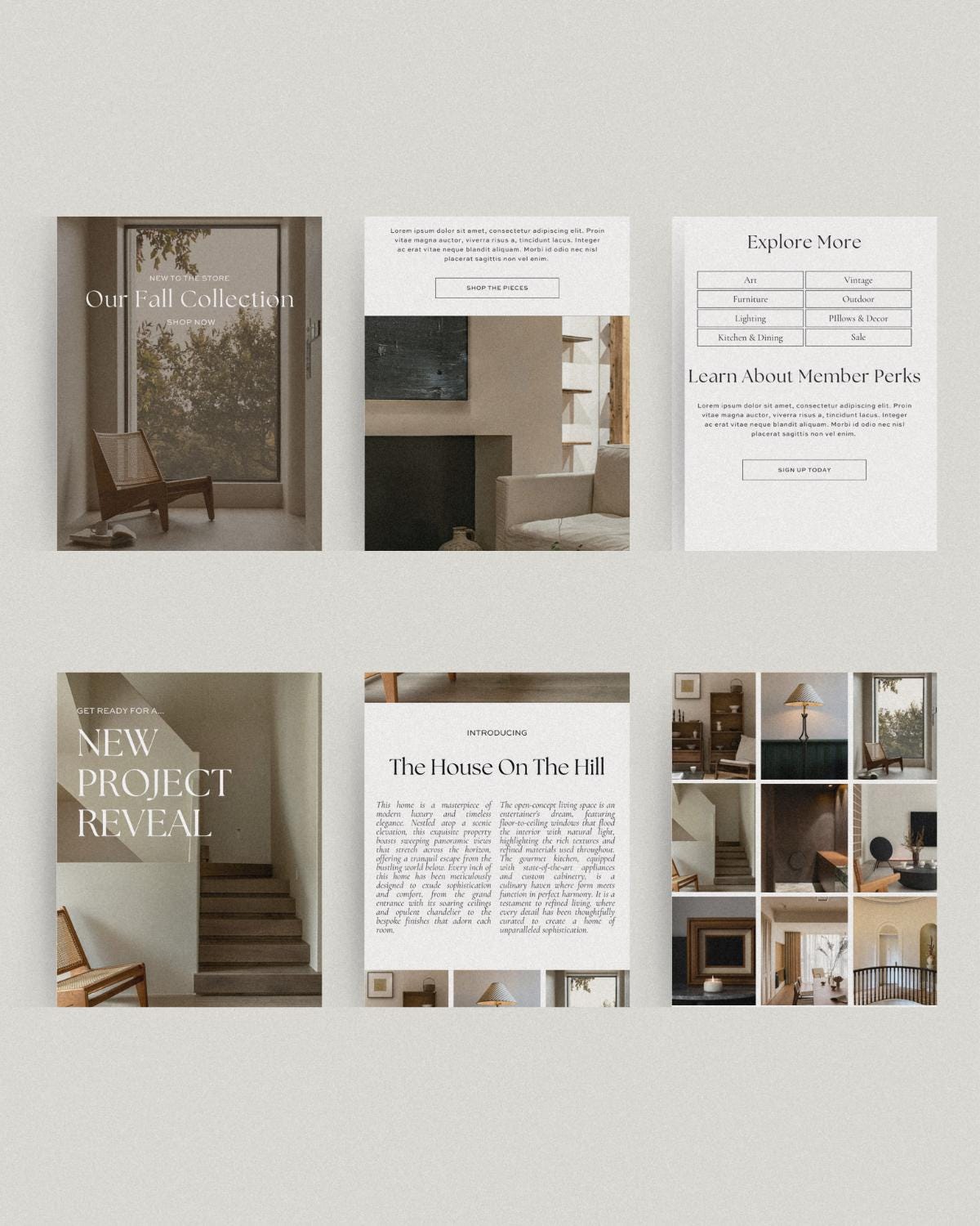 Elevated Newsletter Templates | Newsletter Templates for Designers ...