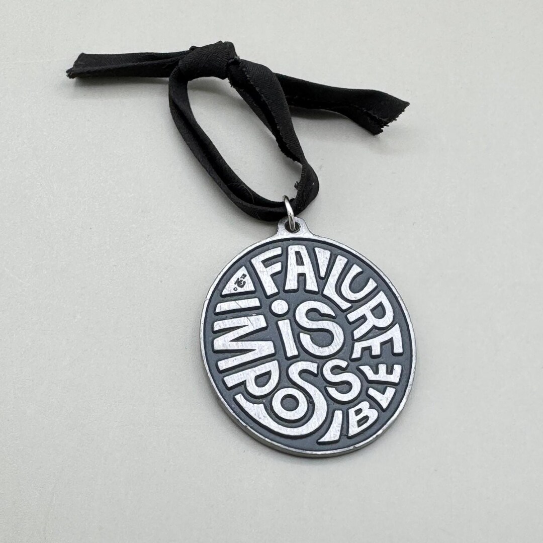 Vintage NOW Lucy H. Draper 1966 Failure is Impossible/never Silence Medallion - Etsy
