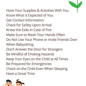 Your Course Babysitting Course Template Bundle - Etsy