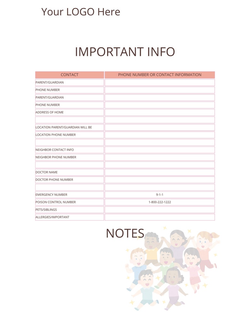 Your Course Babysitting Course Template Bundle - Etsy