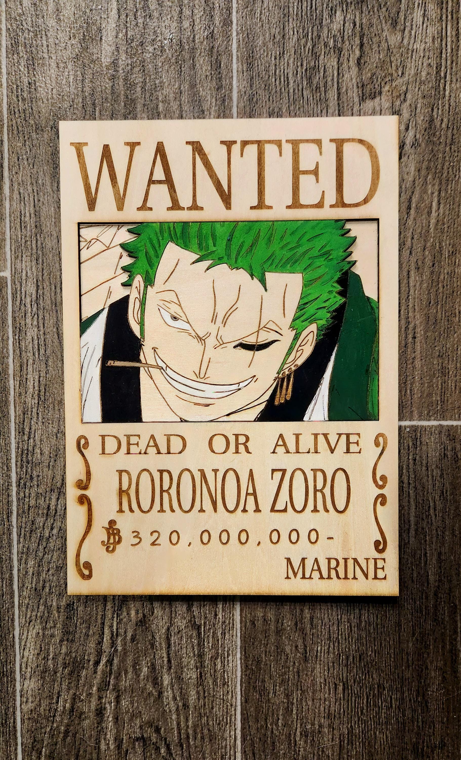 One Piece Wanted Poster Zoro Roronoa By Uchihaworior13 On ABYSTYLE One
