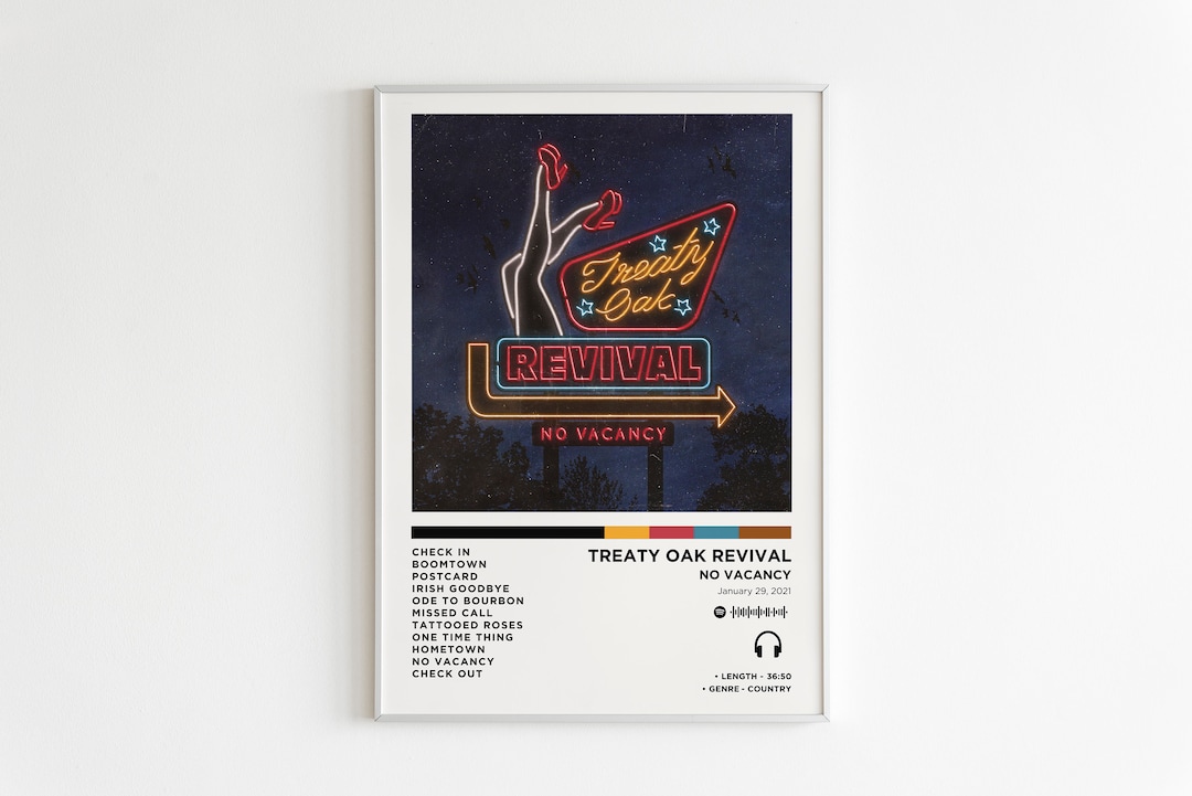 Treaty Oak Revival No Vacancy Album Poster / Album Cover Poster / Music ...