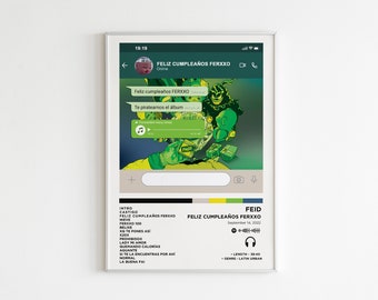 Feid Ferxxocalipsis Album Poster / Album Cover Poster / Music Gift ...