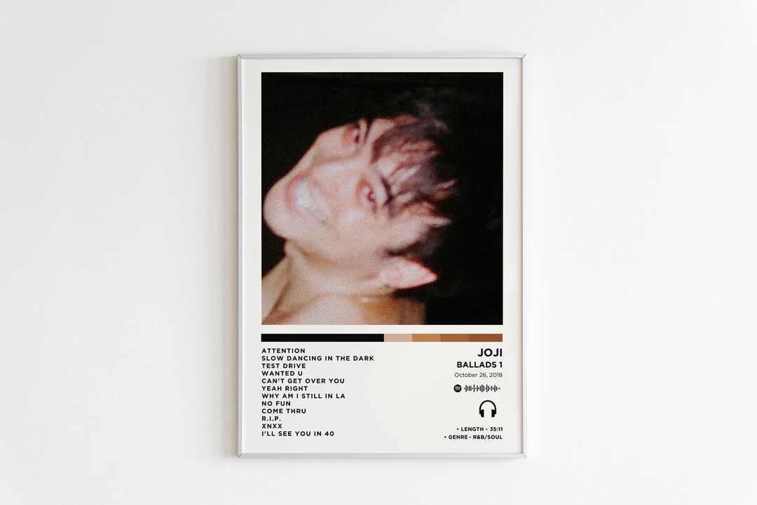Joji Ballads 1 Album Poster / Album Cover Poster / Music Gift / Music ...