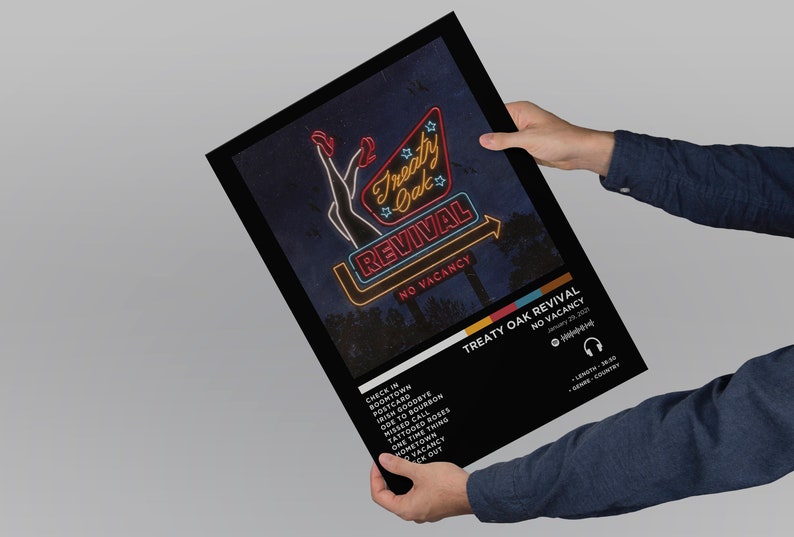 Treaty Oak Revival No Vacancy Album Poster / Album Cover Poster / Music ...