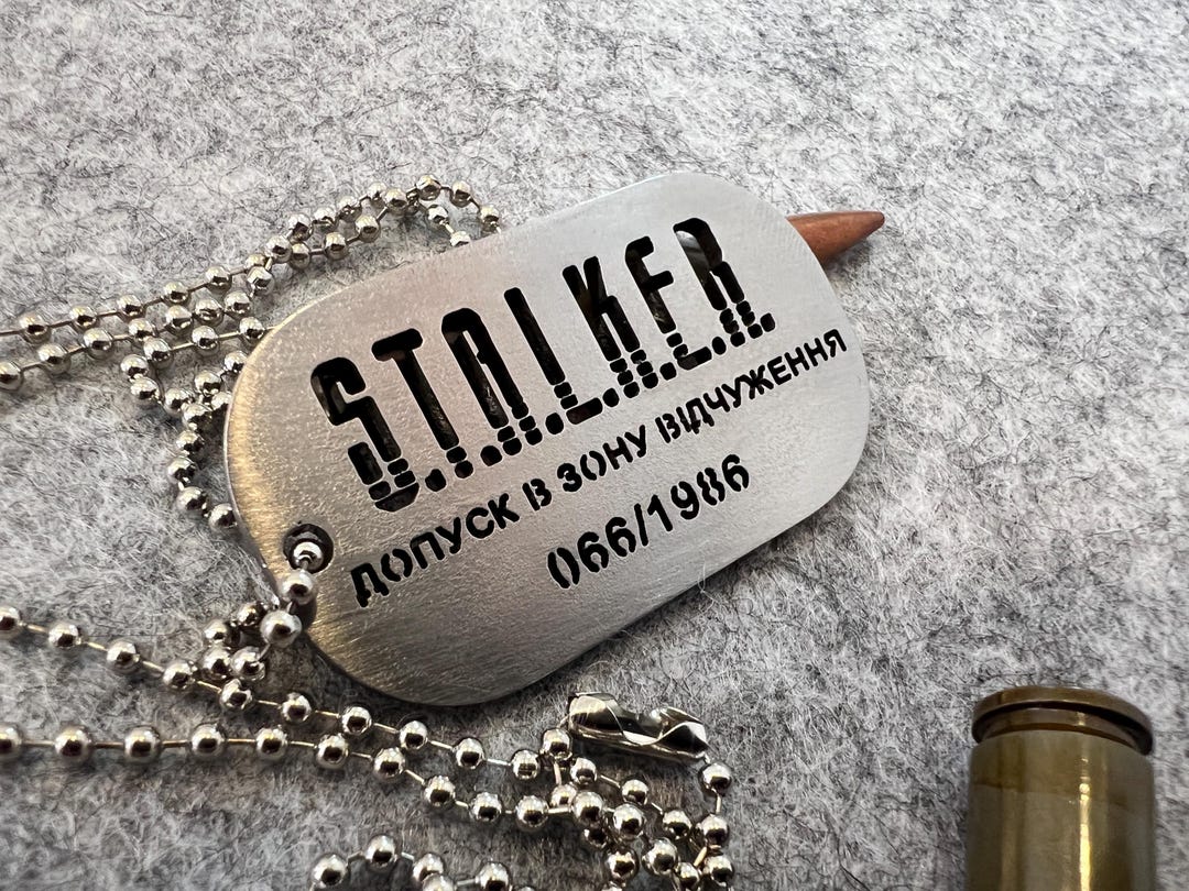 Dog Tag Pendant Inspired by STALKER: Heart of Chornobyl Unique and ...