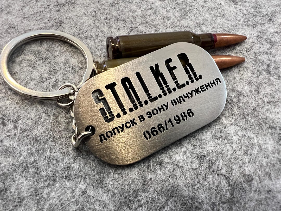 Military Dog Tag Keychain Inspired by STALKER: Heart of Chornobyl ...