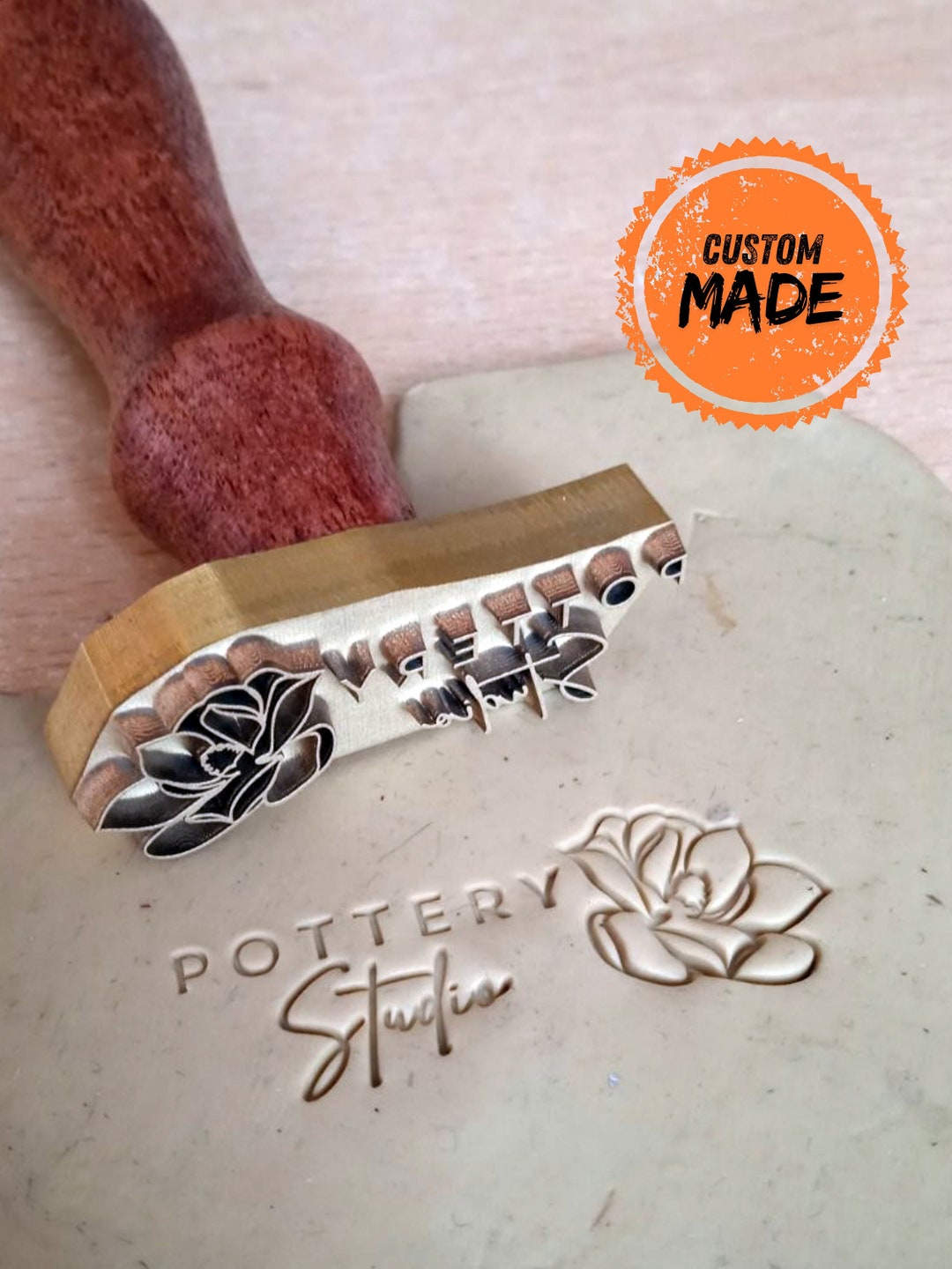 Custom Made Pottery Stamps for Ceramic Artists Clay Potter Stamps for ...
