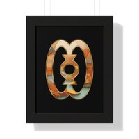 Adinkra Woforo Dua Pa A Framed Adinkra Symbol Art Print, African Symbol ...