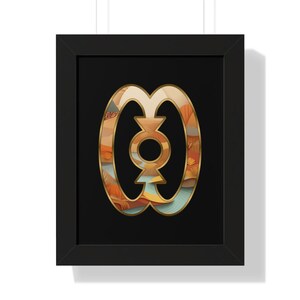 Adinkra Woforo Dua Pa A Framed Adinkra Symbol Art Print, African Symbol ...
