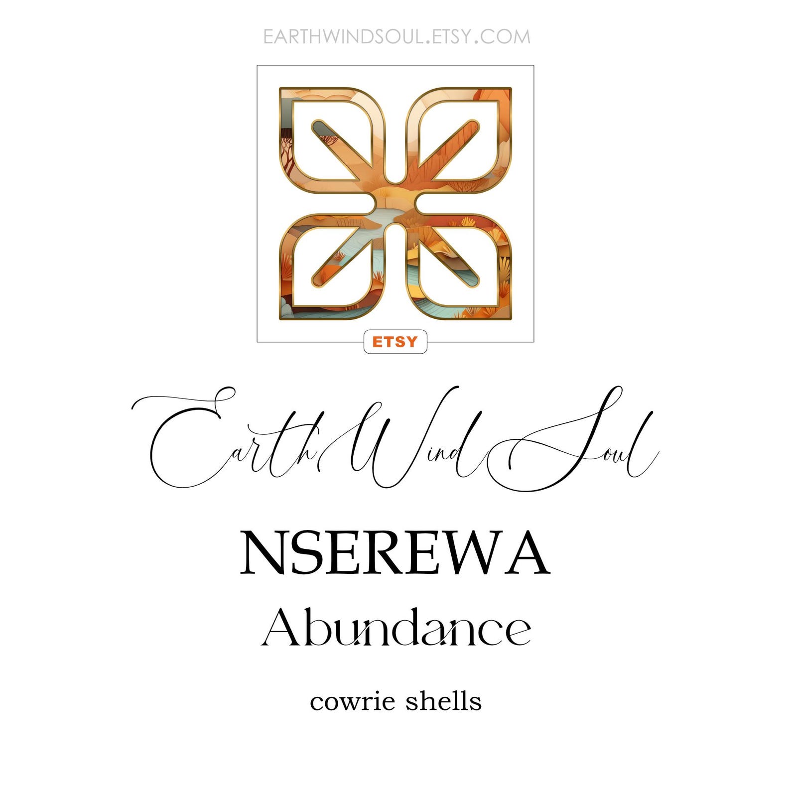 Nserewa Framed Adinkra Symbol Art Print, African Cultural Akan Wall Art ...