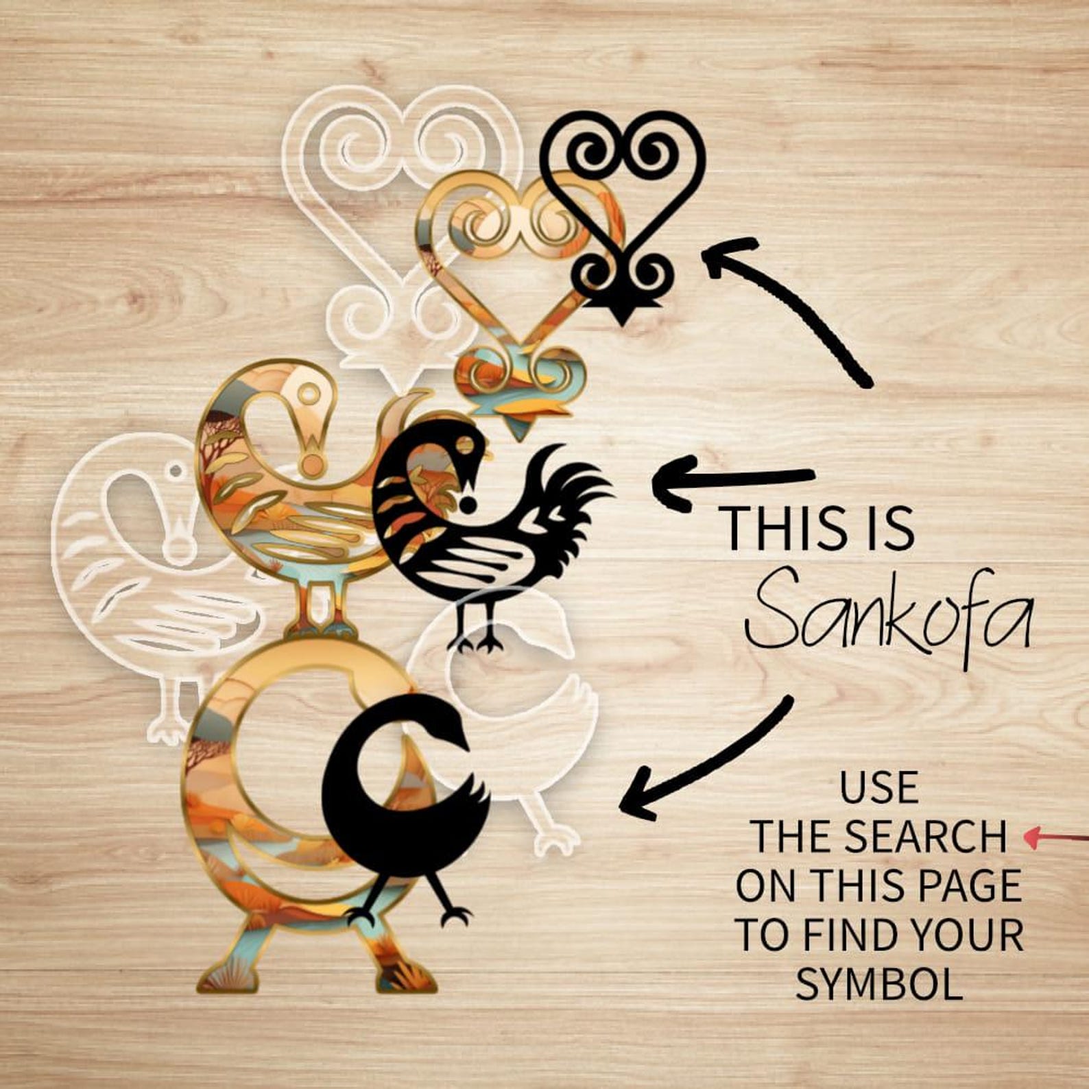 Nsaa Framed Adinkra Symbol Art Print, African Cultural Akan Wall Art ...