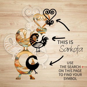 Adwo Framed Adinkra Symbol Art Print, African Cultural Akan Wall Art ...