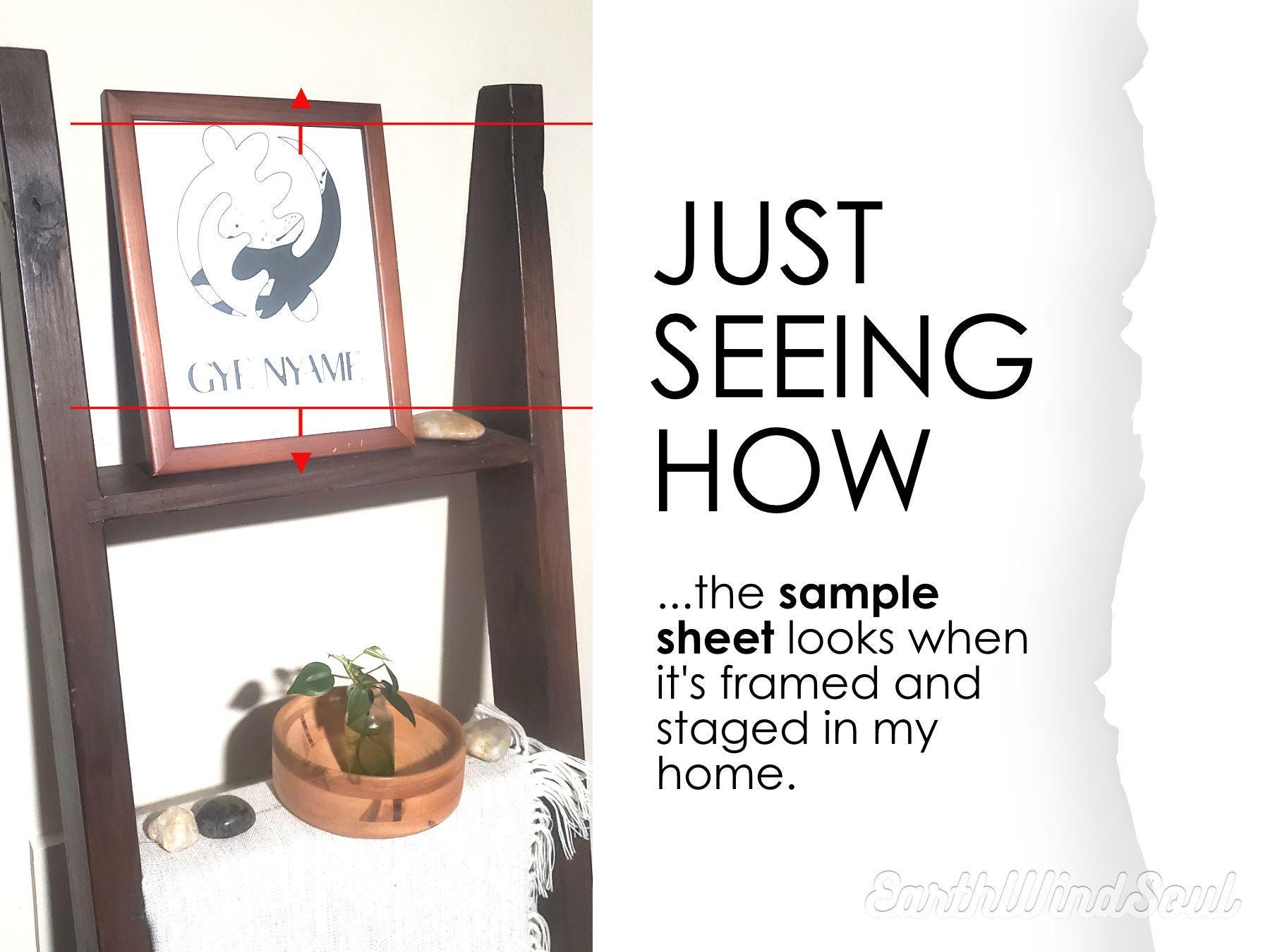 Instant Download: Adinkra Symbol MMUSUYIDEE Black and White With Name ...