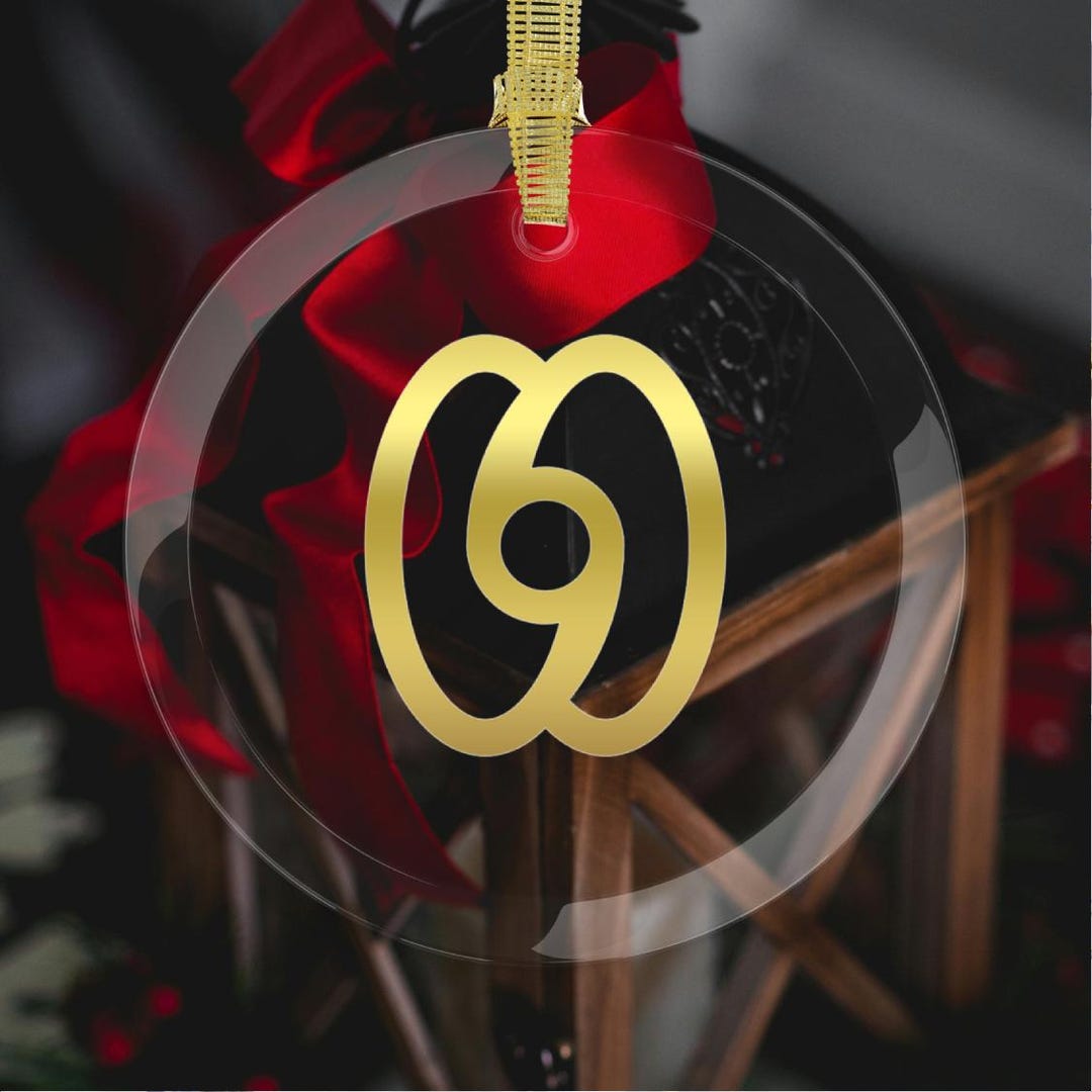 100% Glass Ornament, Nkrabea Adinkra African Symbol Christmas Holiday ...