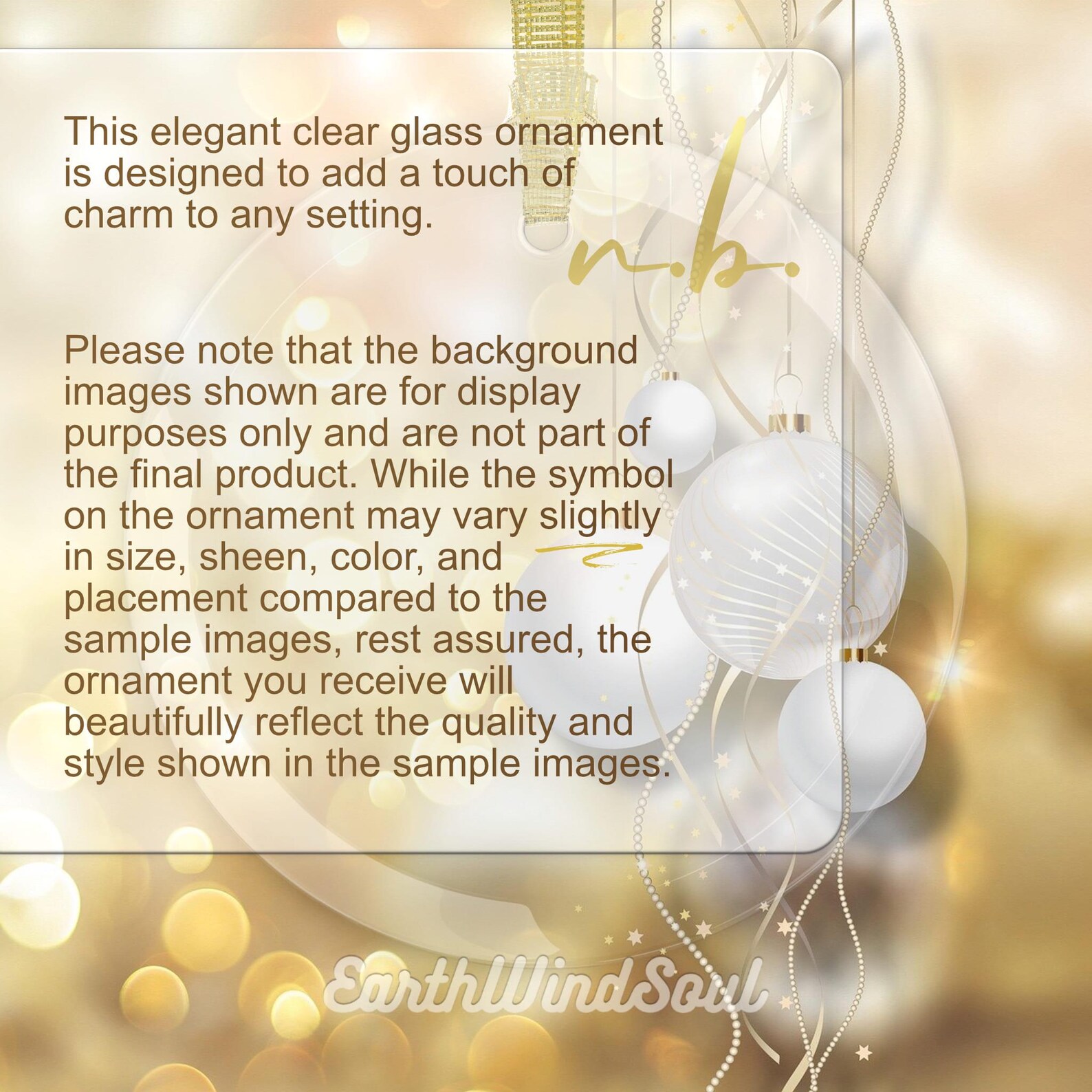 100% Glass Ornament, Gyawu Atiko Adinkra African Symbol Christmas ...