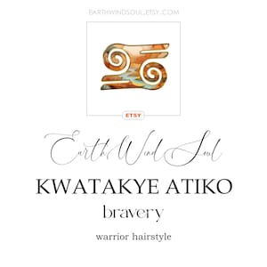 Adinkra Kwatakye Atiko Framed Adinkra Symbol Art Print, African Symbol ...