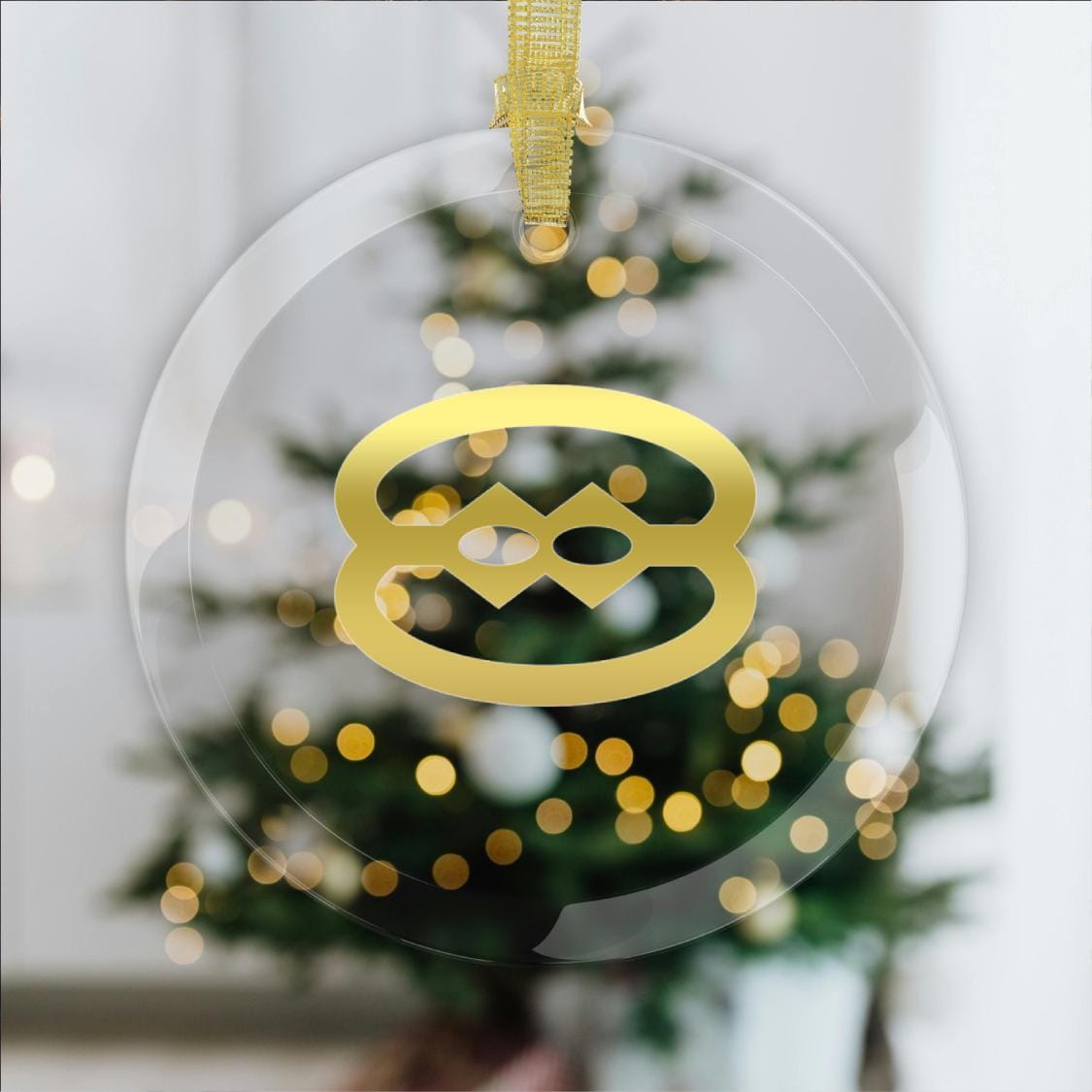 100% Glass Ornament, Adwo Adinkra African Symbol Christmas Holiday ...