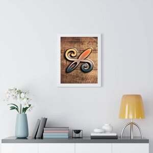 Nsa Ko, Na Nsa Aba Framed Adinkra Symbol Art Print, African Cultural ...