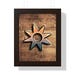 Nsoromma Framed Adinkra Symbol Art Print, African Cultural Akan Wall ...