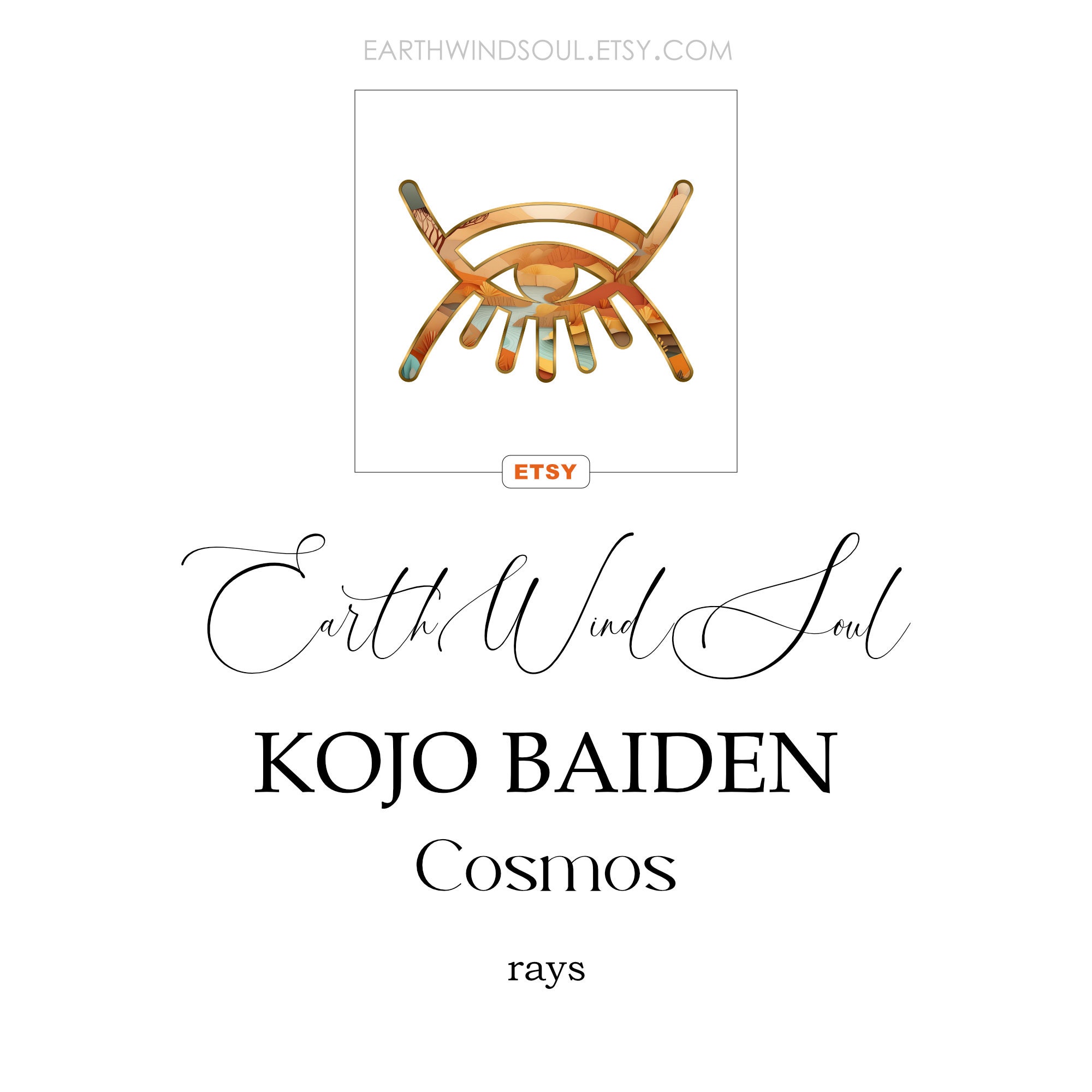 Adinkra Kojo Baiden Symbol Framed Art Print, African Cultural Wall Art ...