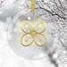 100% Glass Ornament, Bese Saka Adinkra African Symbol Christmas Holiday ...