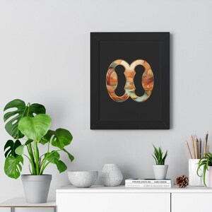 Nkonsonkonson Framed Adinkra Symbol Art Print, African Cultural Akan ...