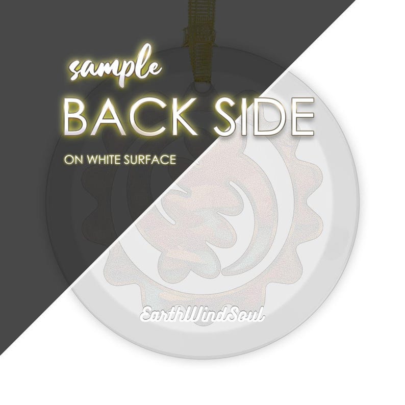 100% Glass Ornament, Nserewa Adinkra African Symbol Christmas Holiday ...