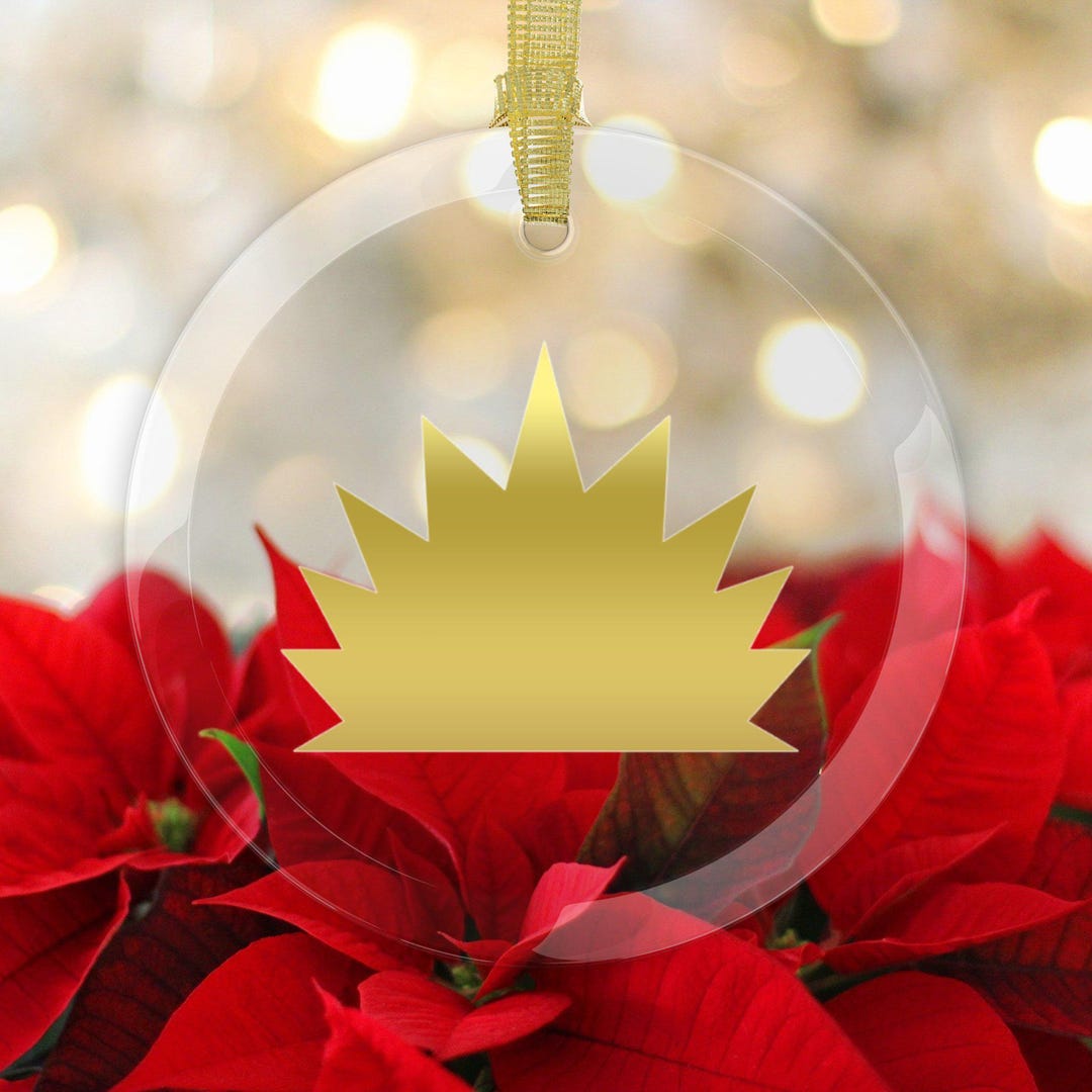 100% Glass Ornament, Owia A Repue Adinkra African Symbol Christmas ...