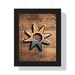 Nsoromma Framed Adinkra Symbol Art Print, African Cultural Akan Wall ...
