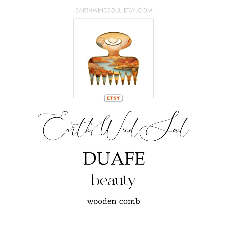 Adinkra Duafe Framed Adinkra Symbol Art Print, African Symbol Wall Art ...