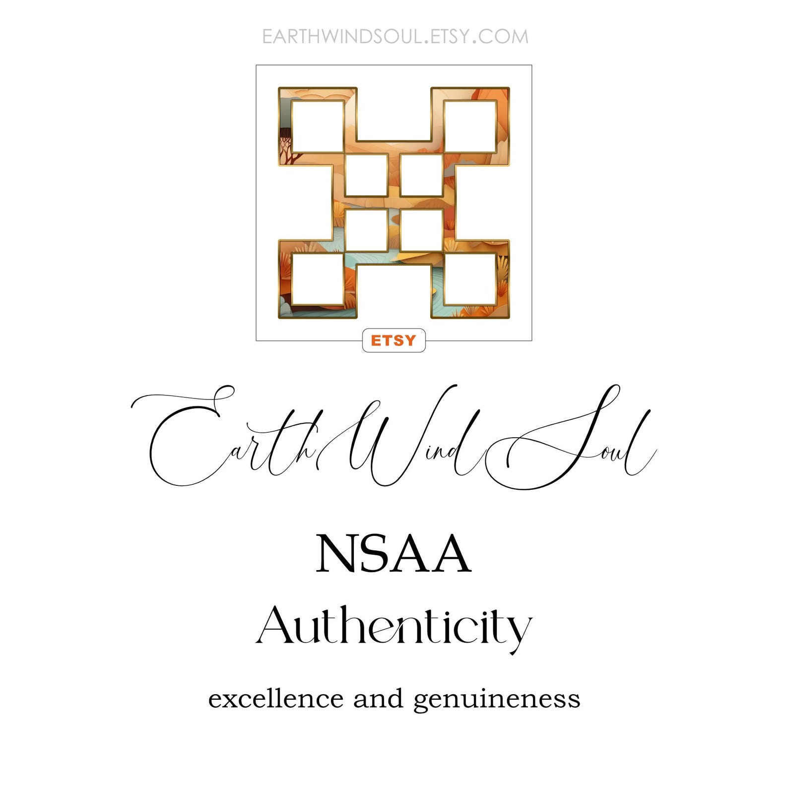 Nsaa Framed Adinkra Symbol Art Print, African Cultural Akan Wall Art ...