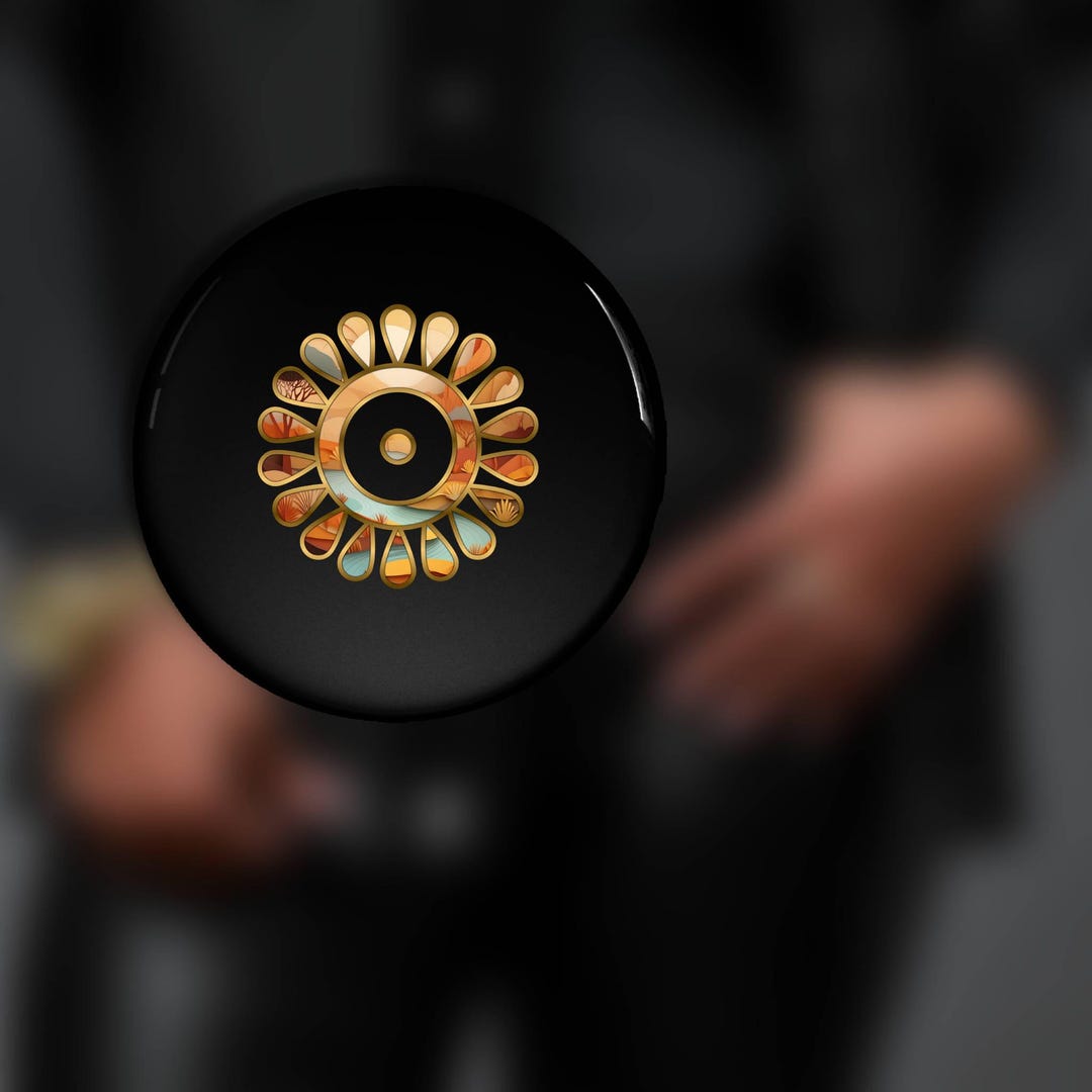 Adinkra Pinned Buttons, Mako Nyinaa Mpatu Mmere African Symbol, Akan ...