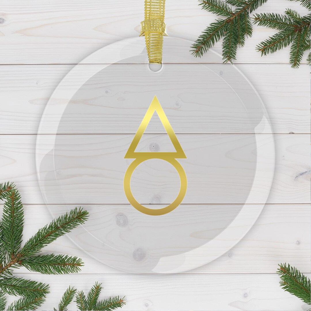 100% Glass Ornament, Sepow Adinkra African Symbol Christmas Holiday ...