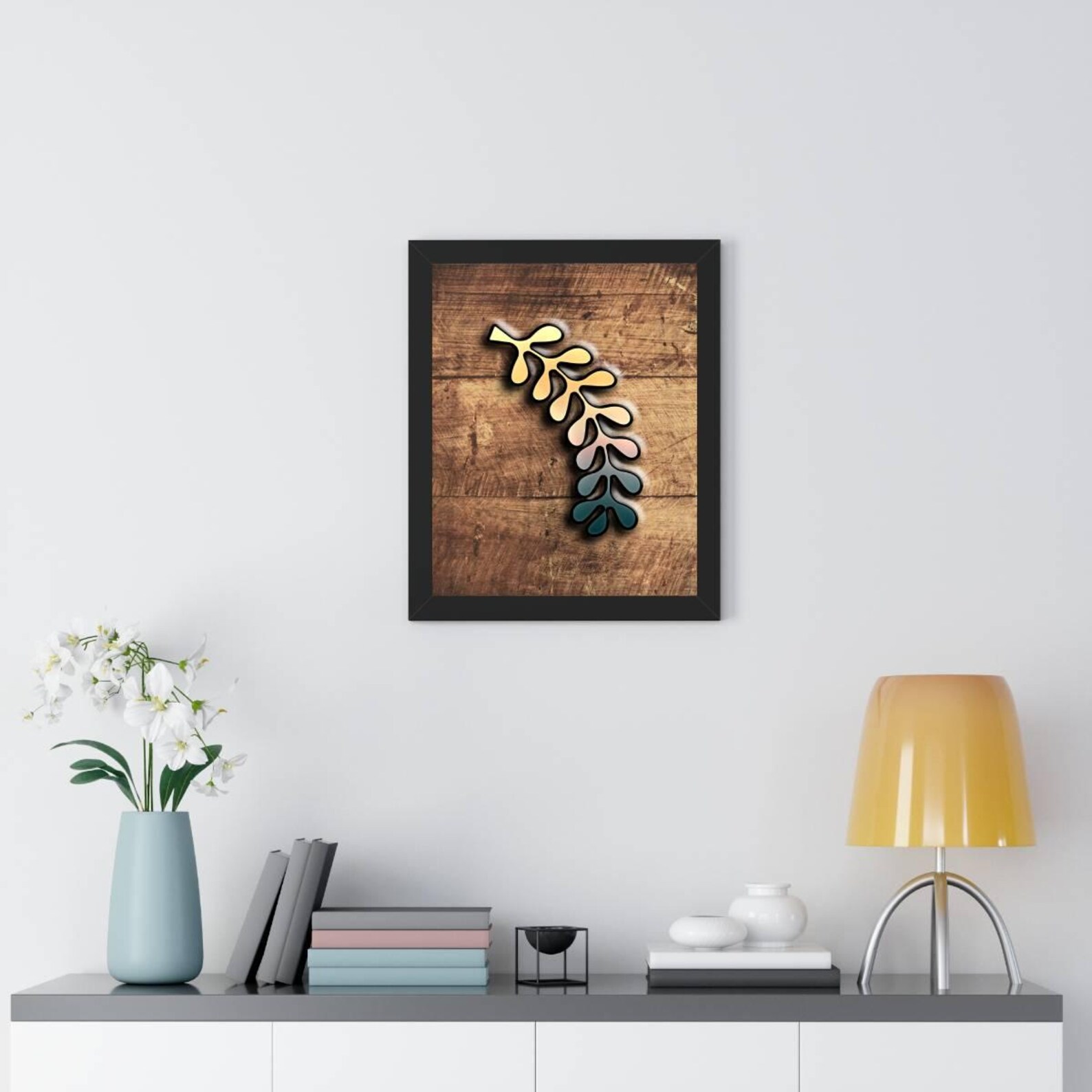 Adwera Framed Adinkra Symbol Art Print, African Cultural Akan Wall Art ...