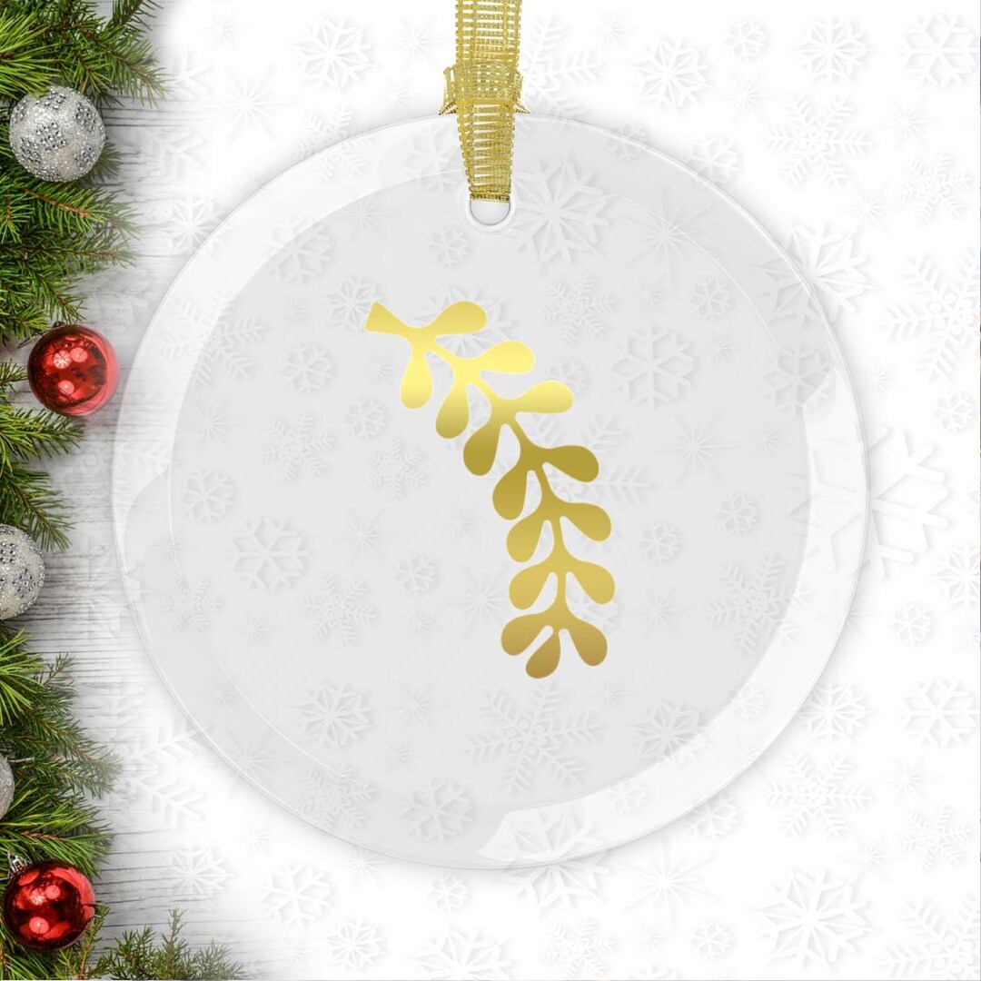 100% Glass Ornament, Adwera Adinkra African Symbol Christmas Holiday ...