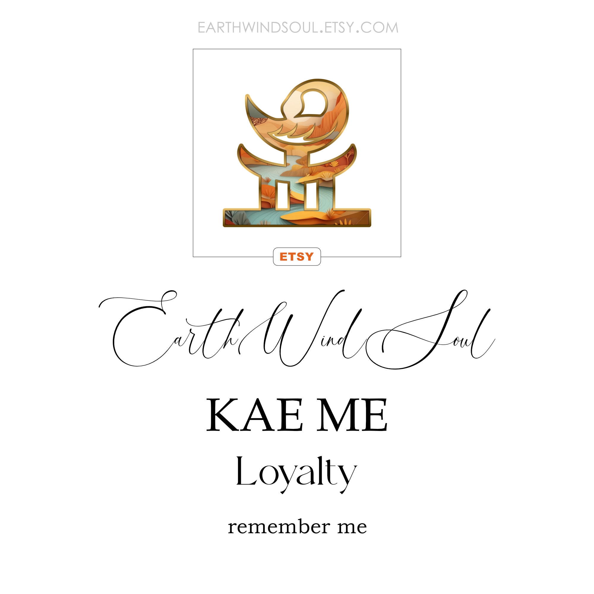 Adinkra Kae Me Symbol, African Cultural Adinkra Symbol Framed Wall Art ...