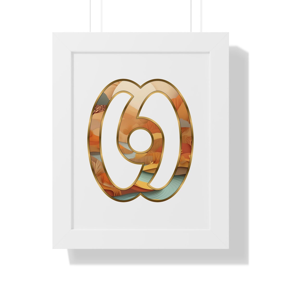 Nkrabea Framed Adinkra Symbol Art Print, African Cultural Akan Wall Art ...