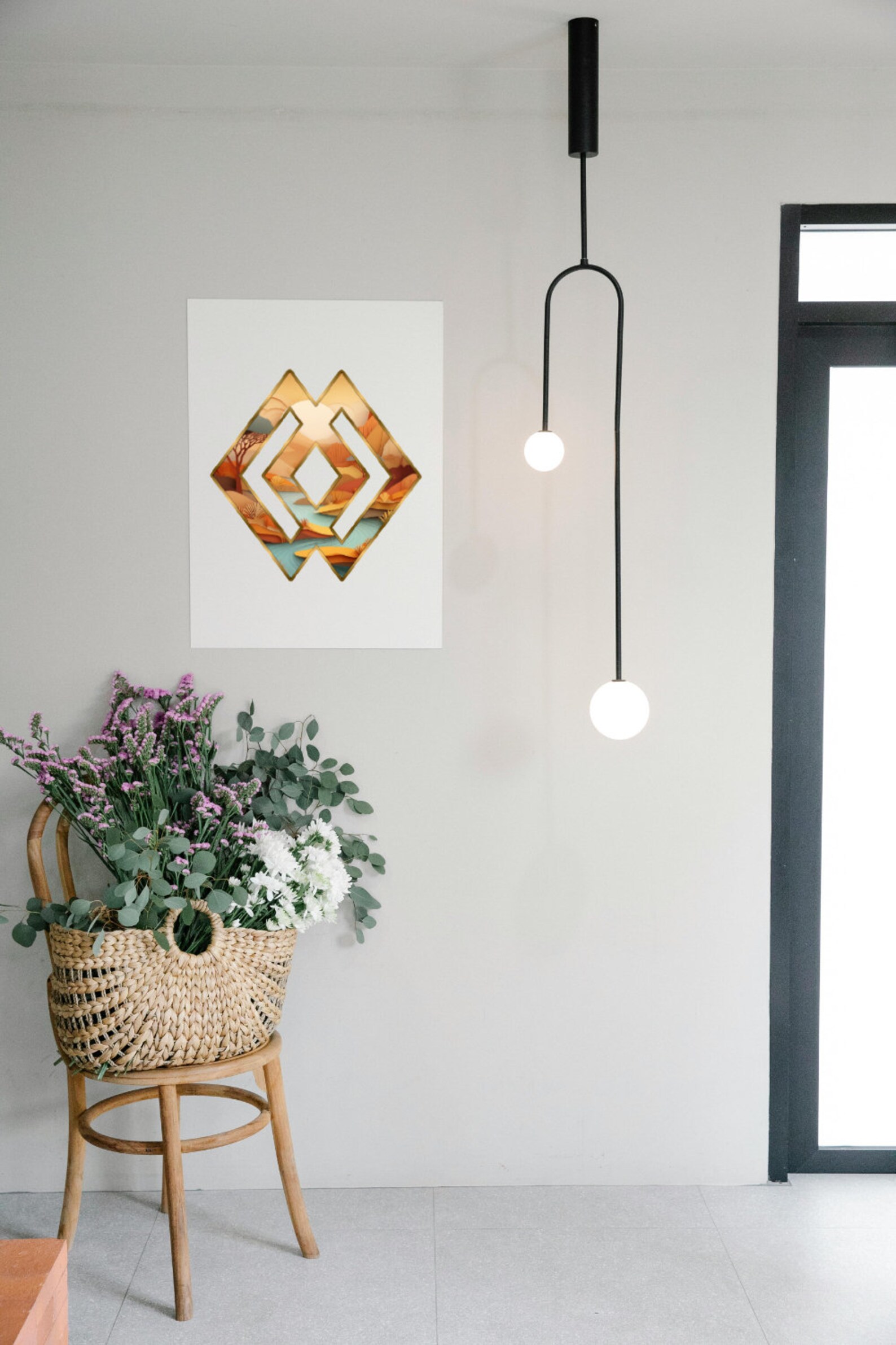 Adinkra Epa Framed Adinkra Symbol Art Print, African Symbol Wall Art ...
