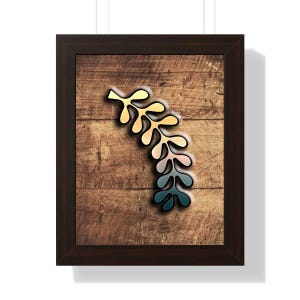 Adwera Framed Adinkra Symbol Art Print, African Cultural Akan Wall Art ...