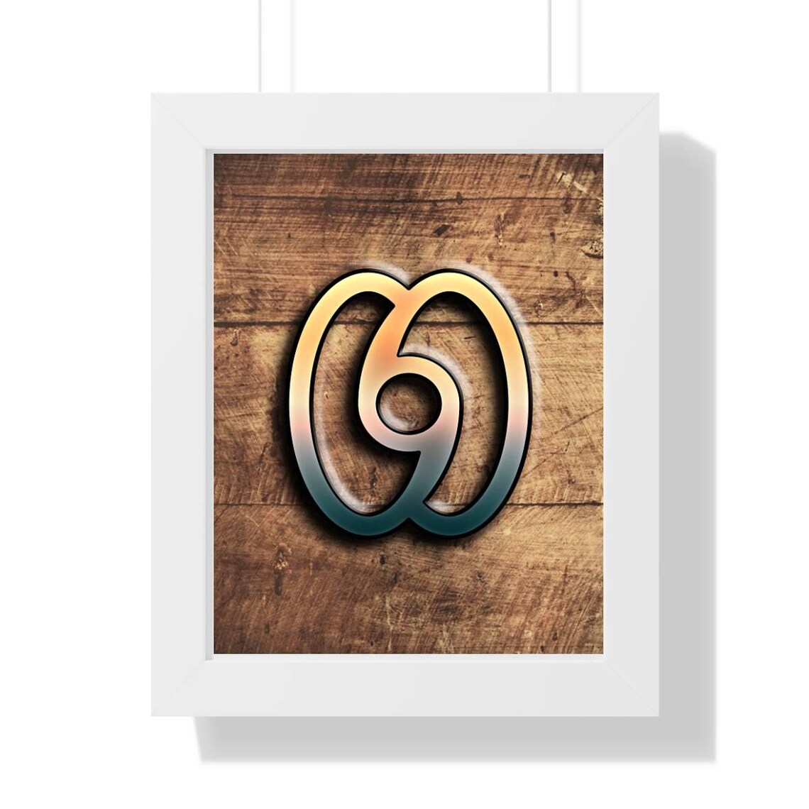 Nkrabea Framed Adinkra Symbol Art Print, African Cultural Akan Wall Art ...