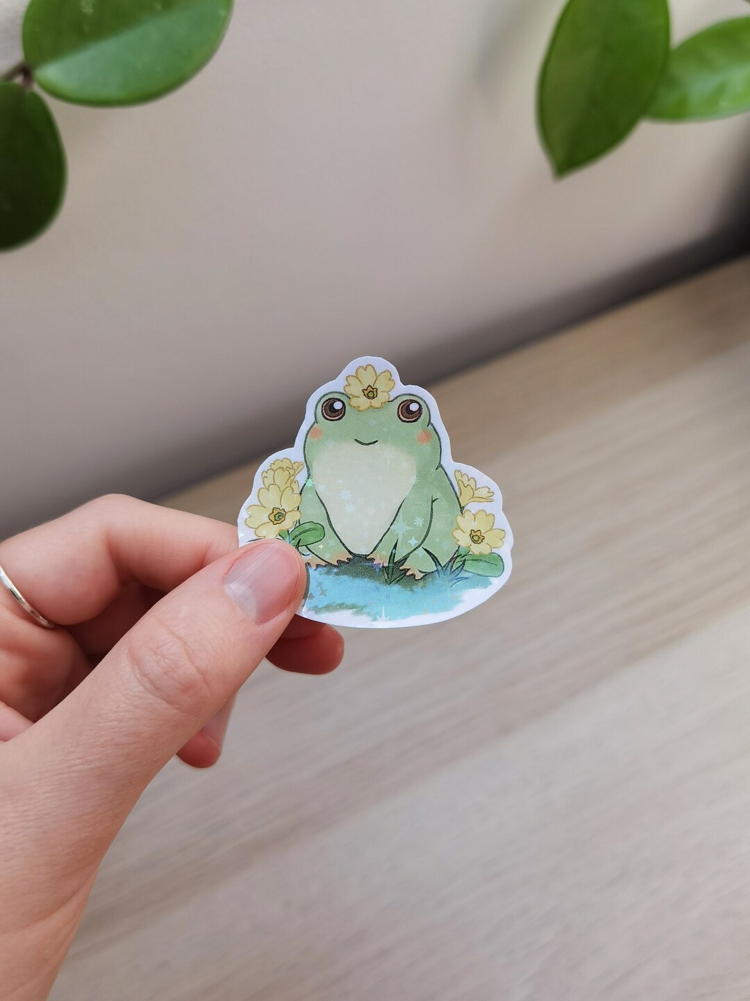 Frog Sticker, Froggie Sticker, Cute Frog Sticker, Animal Sticker ...
