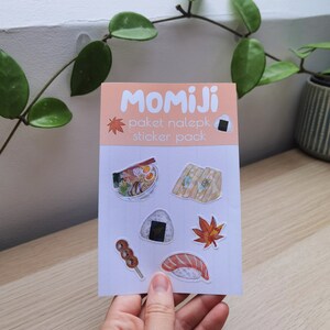 Japanese Food Sticker Pack, Small Stickers, Decorative Stickers, Anime ...