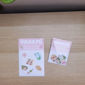 Japanese Sweets Sticker Pack, Japanese Food Sticker Pack, Small ...