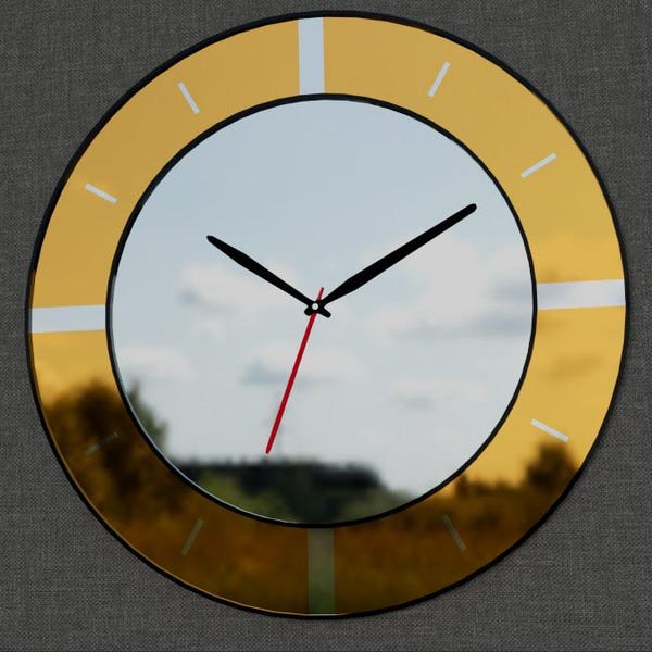 Acrylic Clock - Etsy