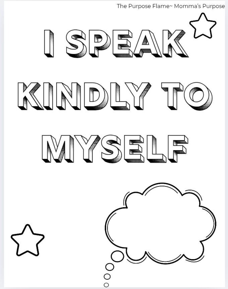 Growth Mindset Coloring Pages for Kids – 30 Printable Affirmation ...