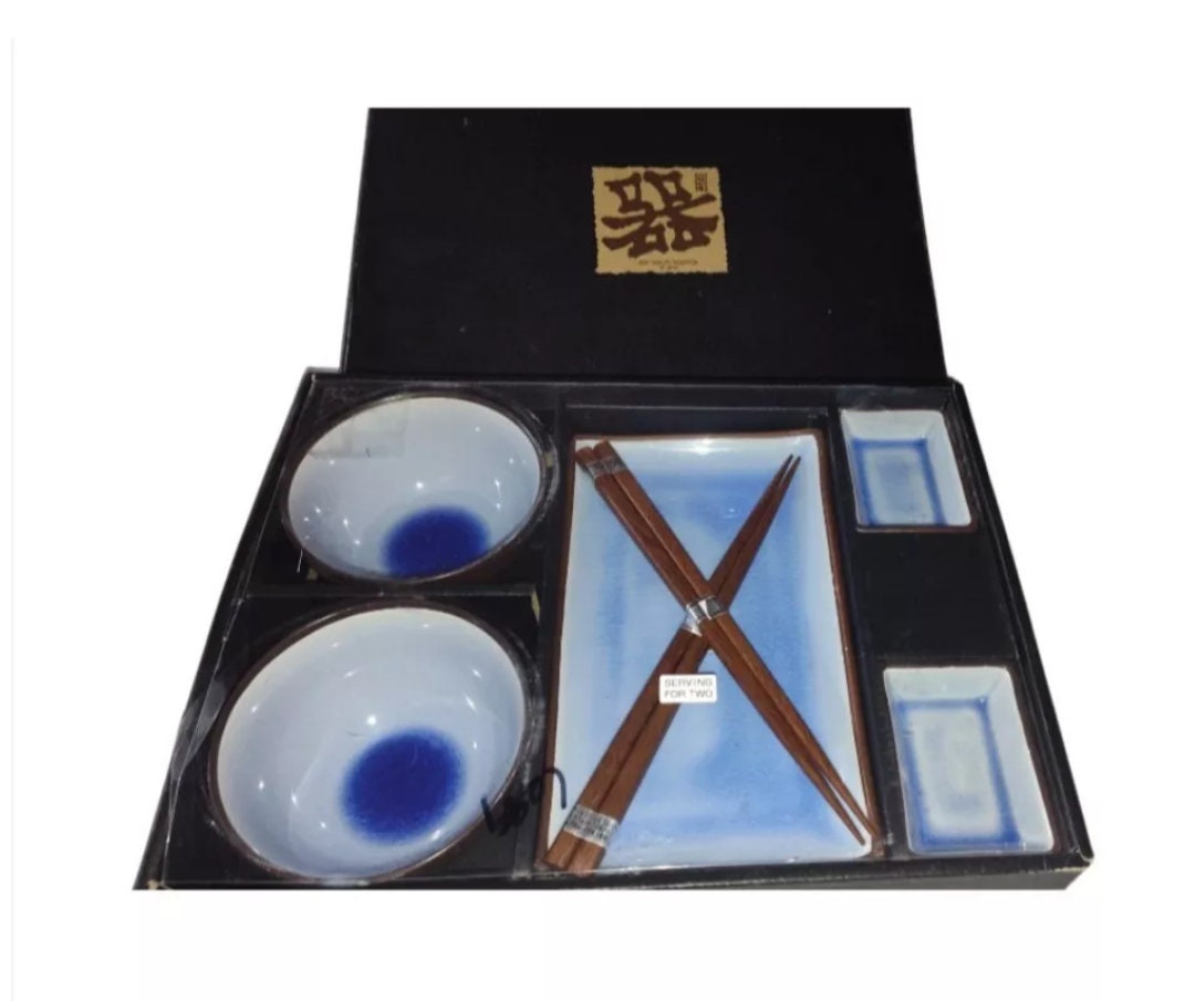 KAFUH Japan- Japanese Serving Set for Two- NIB- Beautiful Made in Japan ...